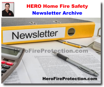 Home Fire Safety Newsletter Archive Residential Home Fire Safety ...
